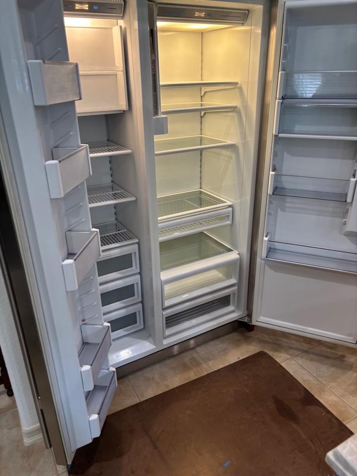 CLEAN SUB-ZERO 42" USED WORKING 685/s REFRIGERATOR STAINLESS DOORS | eBay