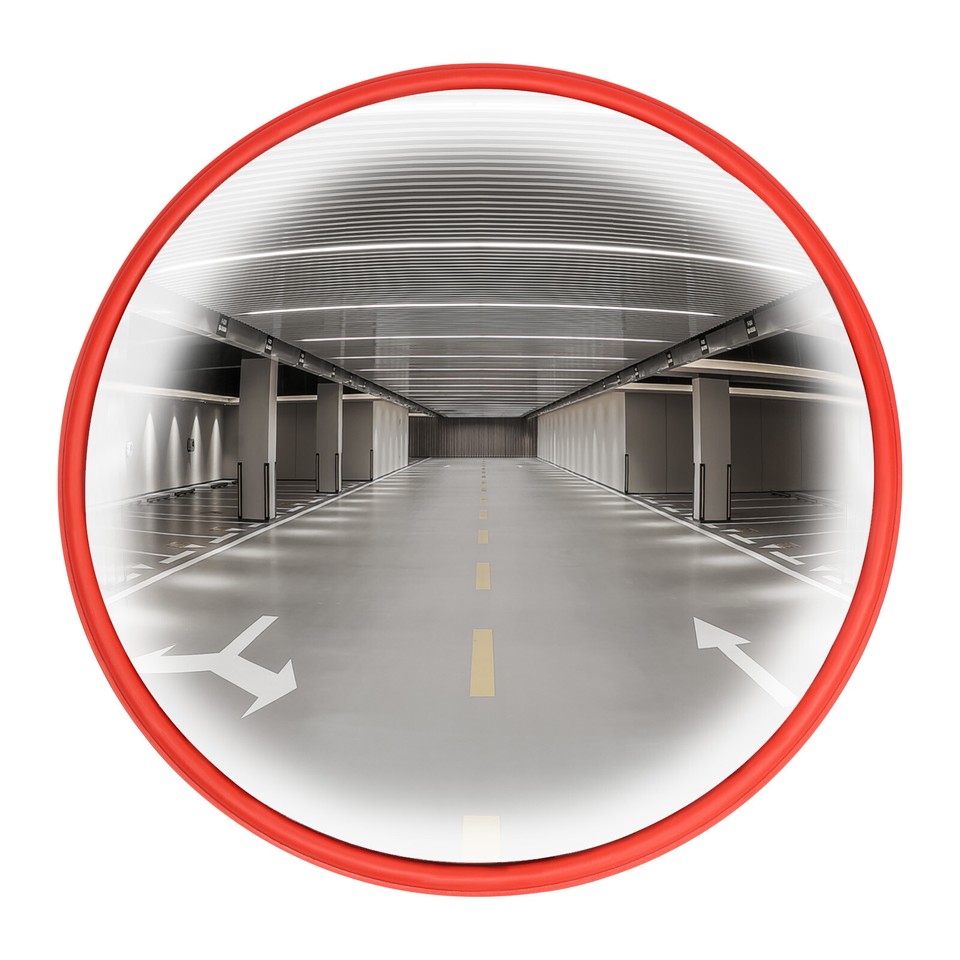 18"/45cm Security Mirror PC Convex Traffic Parking Wide Angle Safety ...