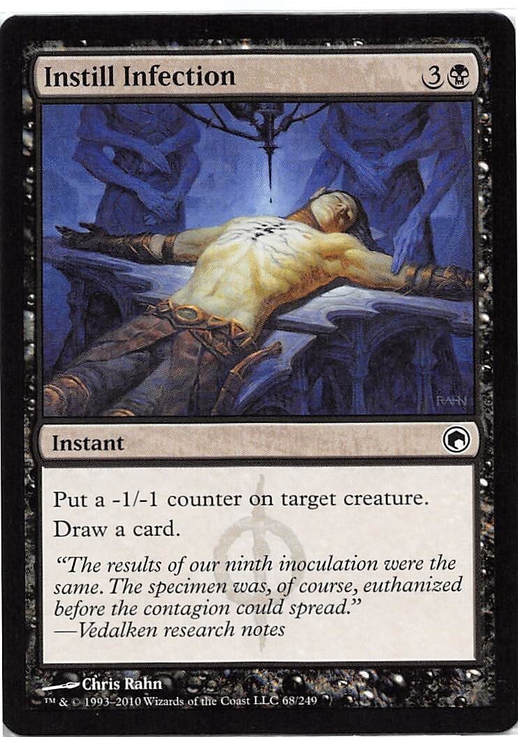 Instill Infection *Common* Magic MtG x1 Scars of Mirrodin SP | eBay