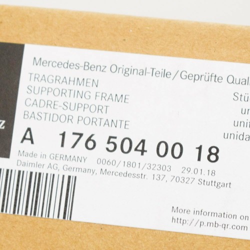 MERCEDES BENZ CLA COUPE C117 RADIATOR LOWER SUPPORT FRAME A1765040018 ...