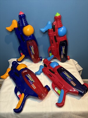 Lot of 4! Vintage 1999 Larami Super Soaker XP270 Water Gun - TESTED ...