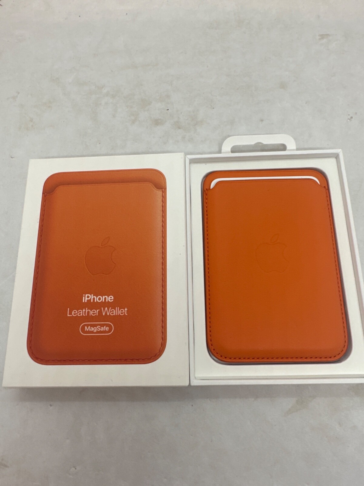 NEW COLOURS Official Genuine Apple Leather Magsafe Wallet With Find My ...