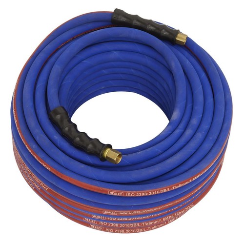 Sealey Air Line Hose 30m x 8mm with 1/4"BSP Unions Extra Heavy Duty ...