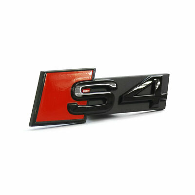 Original Audi S4 (B9 8W) Logo Grille Emblem Black Edition Lettering ...
