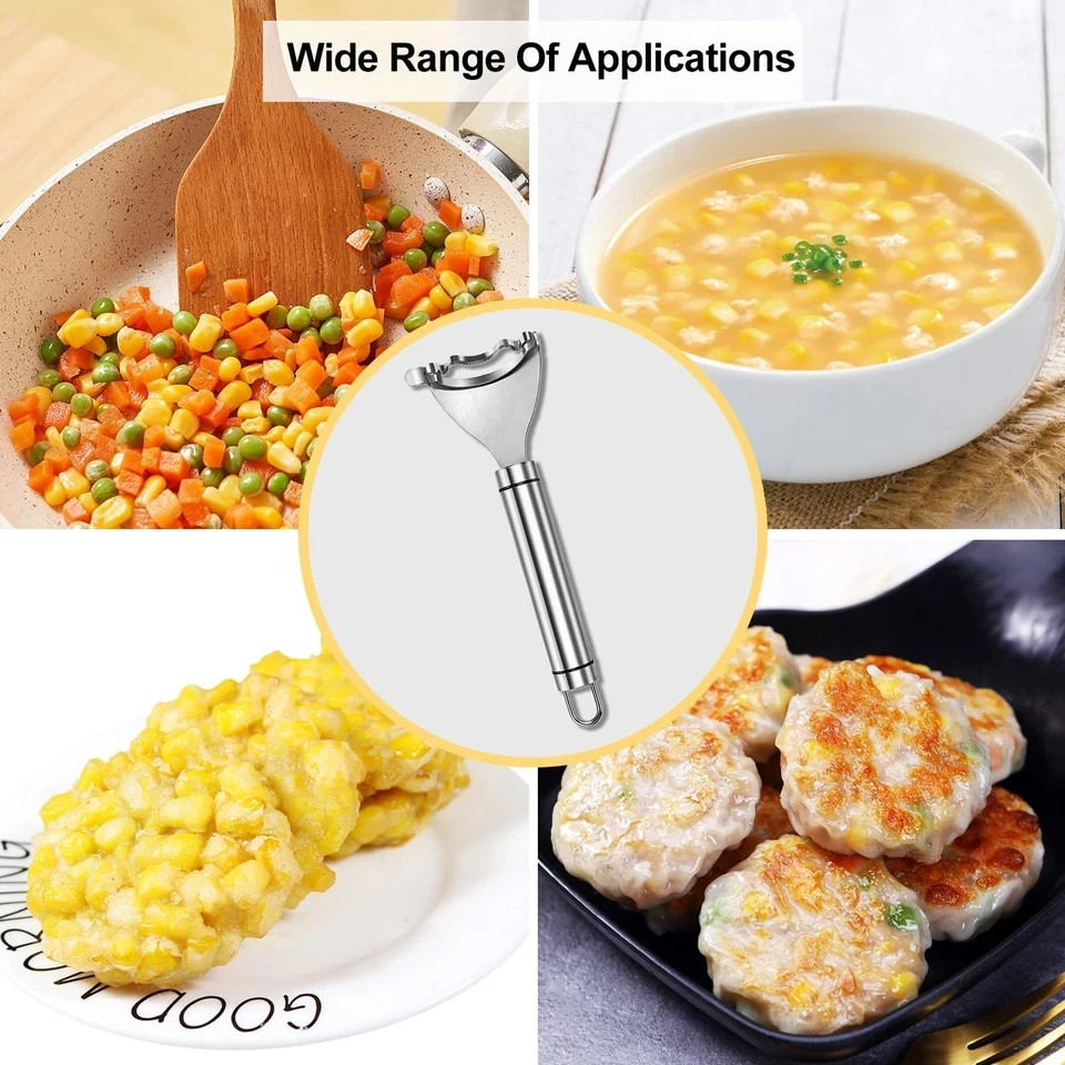 2Pcs Corn Cob Stripper, Corn Shucker for Corn On the Cob,Corn Scraper ...