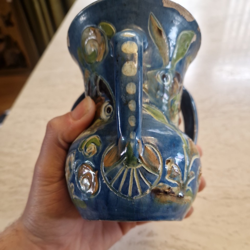 Brannam Pottery, Barum Baron Barnstaple Devon Studio Pottery Vase fish ...