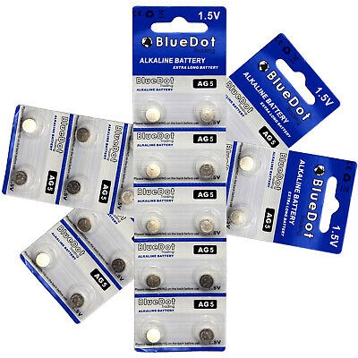 BRAND NEW! 30x LR48 AG5 393A SR48 1.5V Alkaline Button Cell Battery US ...