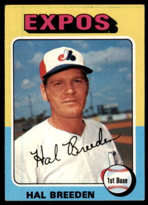 1975 Topps Hal Breeden #341 Montreal Expos | eBay