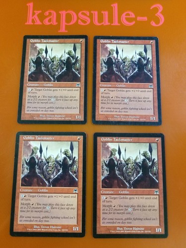 4x Goblin Taskmaster | Onslaught | MTG Magic Cards | eBay