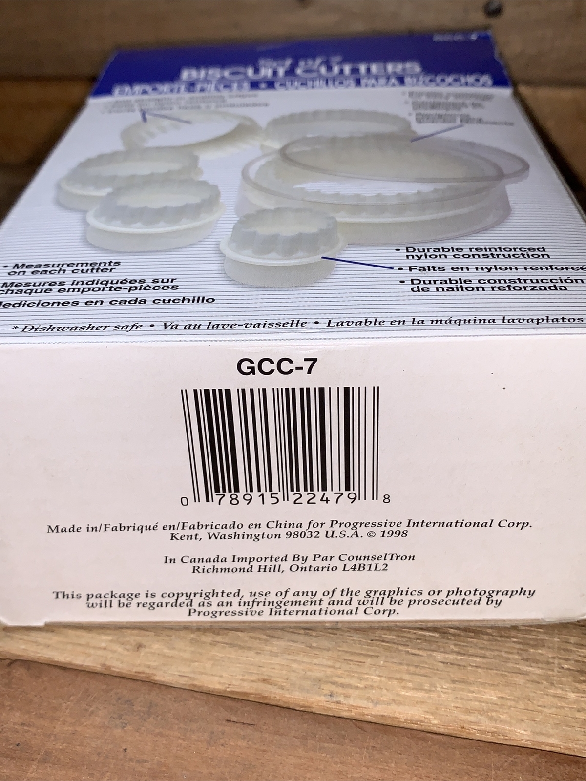 Progressive Biscuit Cutters Set Of 7 Smooth & Fluted Edges 1 1/2" To 3 ...