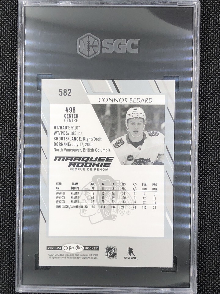 2023-24 O-Pee-Chee - Connor Bedard #582 Marquee Rookie - Blackhawks ...