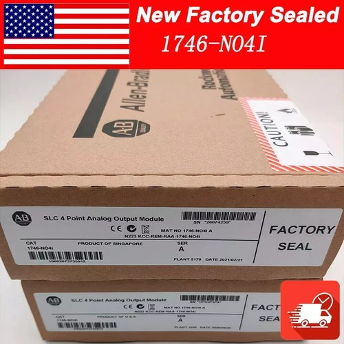 1746-NO4I New Allen Bradley 1746 NO4I SER A SLC 500 Analog Ouput Module ...