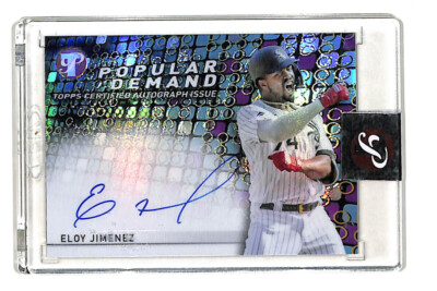 2022 Topps Pristine Eloy Jimenez Popular Demand Auto Autograph Card ...