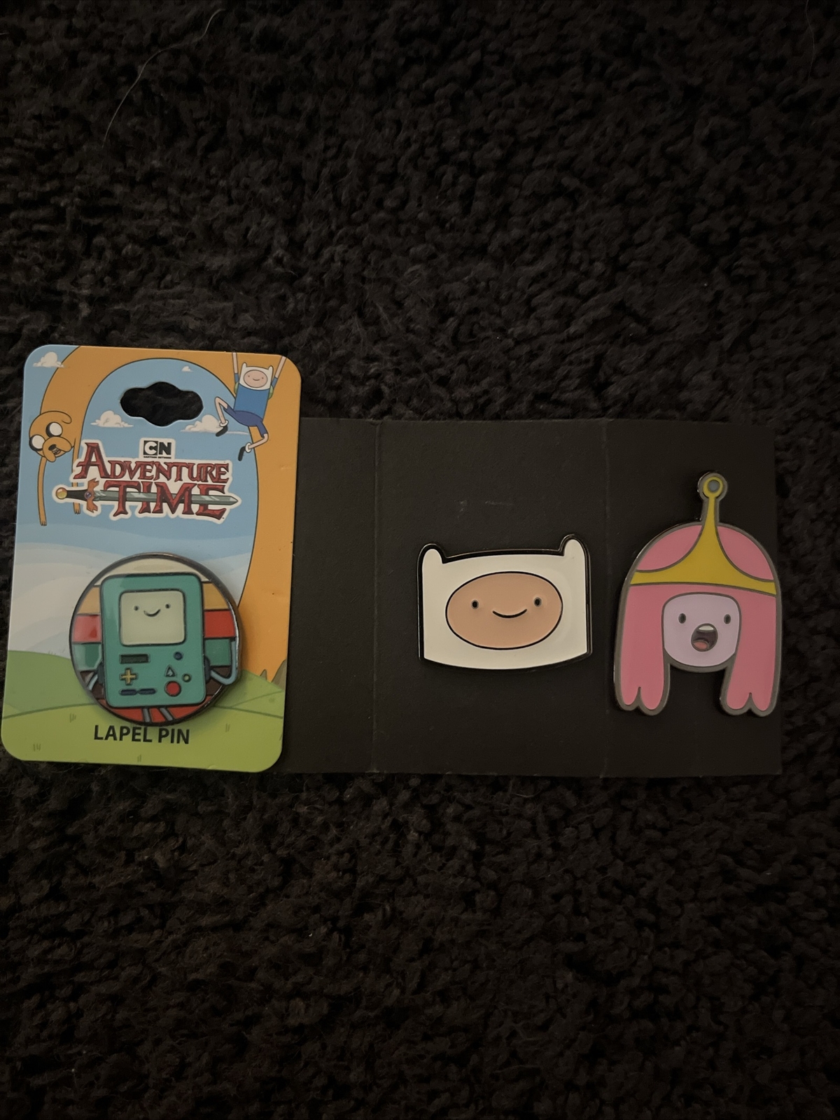 Adventure Time Pin Set Bmo,Finn And Princess Bubblegum | eBay
