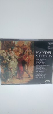 HANDEL AGRIPPINA Nicholas McGegan 3×CD no Book 1992 Harmonia Mundi ...