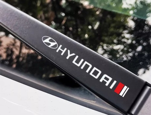 Hyundai Wing Mirror Window Glass wiperblade Decals Stickers for car x2 ...