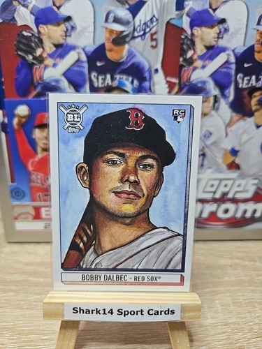 2021 Topps Baseball Big League Bobby Dalbec Art of the Game RC #ATG-BD ...