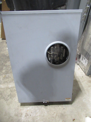 Durham 1008440, 200 Amp, 600 Volt, 3PH 4W, 7 Term, W/ Bypass Meter Base ...