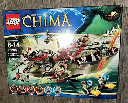 *NEW* LEGO Legends of Chima Cragger's Command Ship 70006 Crocodile ...