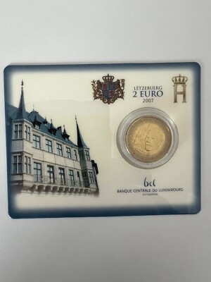 2 Euro Letzebuerg 2007 Coin card 12100/15000 | eBay