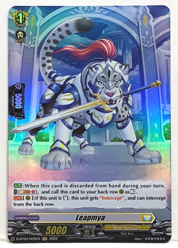 Bushiroad Cardfight Vanguard Leapmya D-BT04/H35EN H Keter Sanctuary | eBay