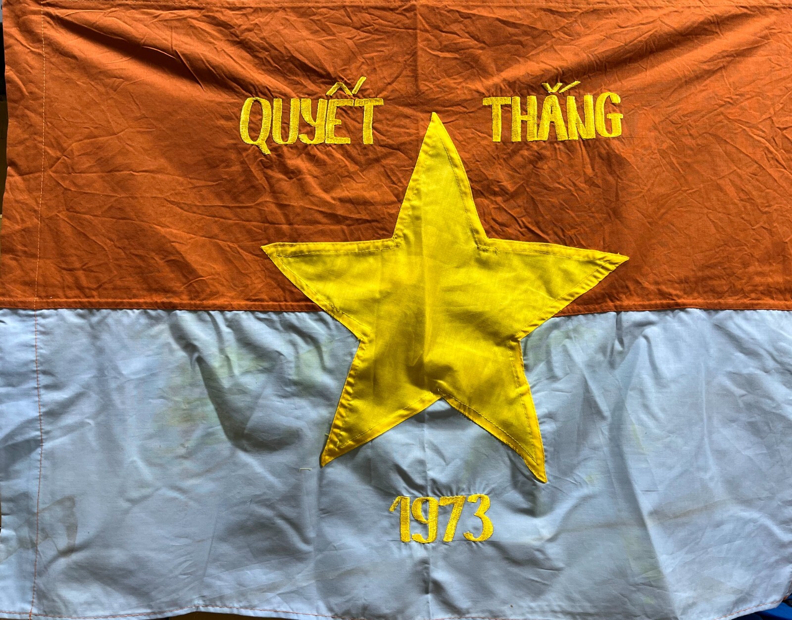 Flag , VC vietcong NVA NLF North vn army flag to win in 1973 year viet ...