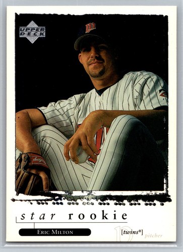 1998 Upper Deck Star Rookie Baseball #544 Eric Milton Minnesota Twins ...