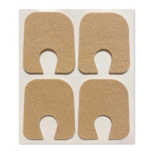 Foot Products - Adhesive Felt U-Shaped Callus or Toe Pads, Pack of 100 ...
