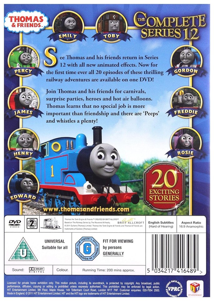 Thomas and Friends - Classic Collection - Series 12 (DVD) (UK IMPORT ...