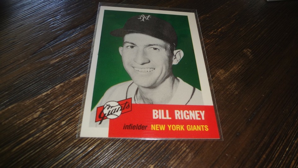 1953 TOPPS ARCHIVE # 328 BILL RIGNEY 1991 BASEBALL CARD | eBay