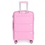 Pink Hard Shell PP Suitcases Travel Case Set Hand Cabin Luggage With ...