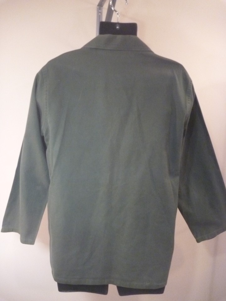 Vintage 70s 60s US Army Men Trooper Military Fatigue Jacket Green M ...