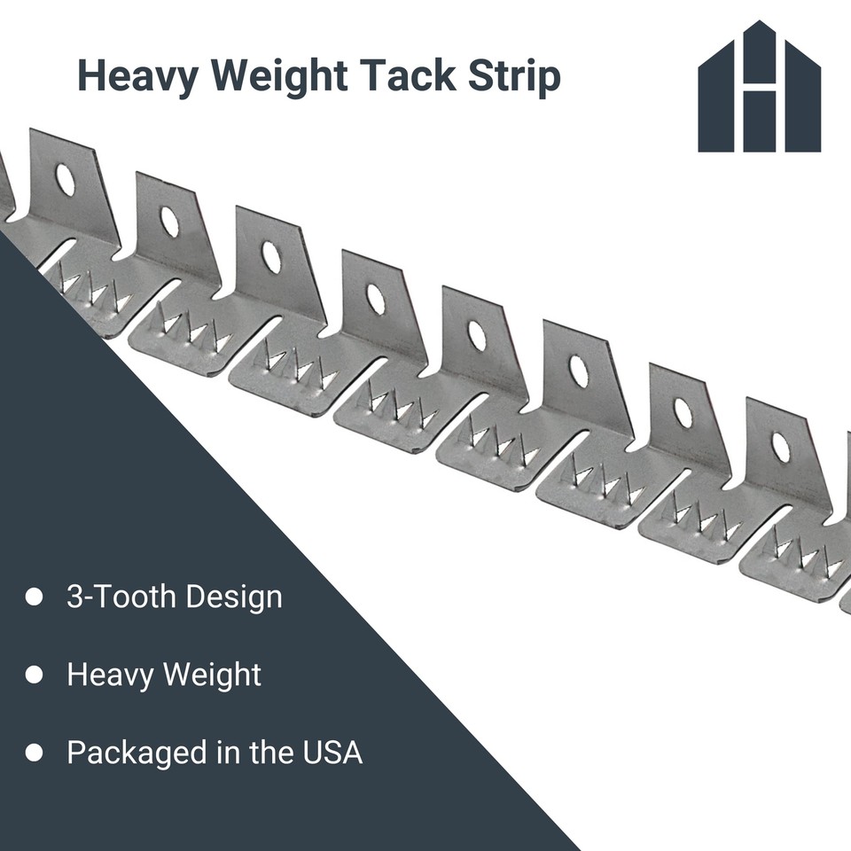 Heavy Weight Upholstery Metal Flexible Tack Strip Supplies, 20ft Curve ...