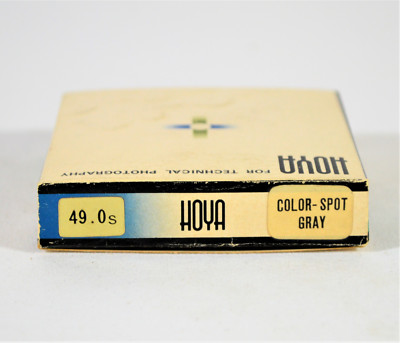 HOYA COLOR SPOT 49MM GRAY CAMERA FILTER FOR USE WITH BOTH DIGITAL ...