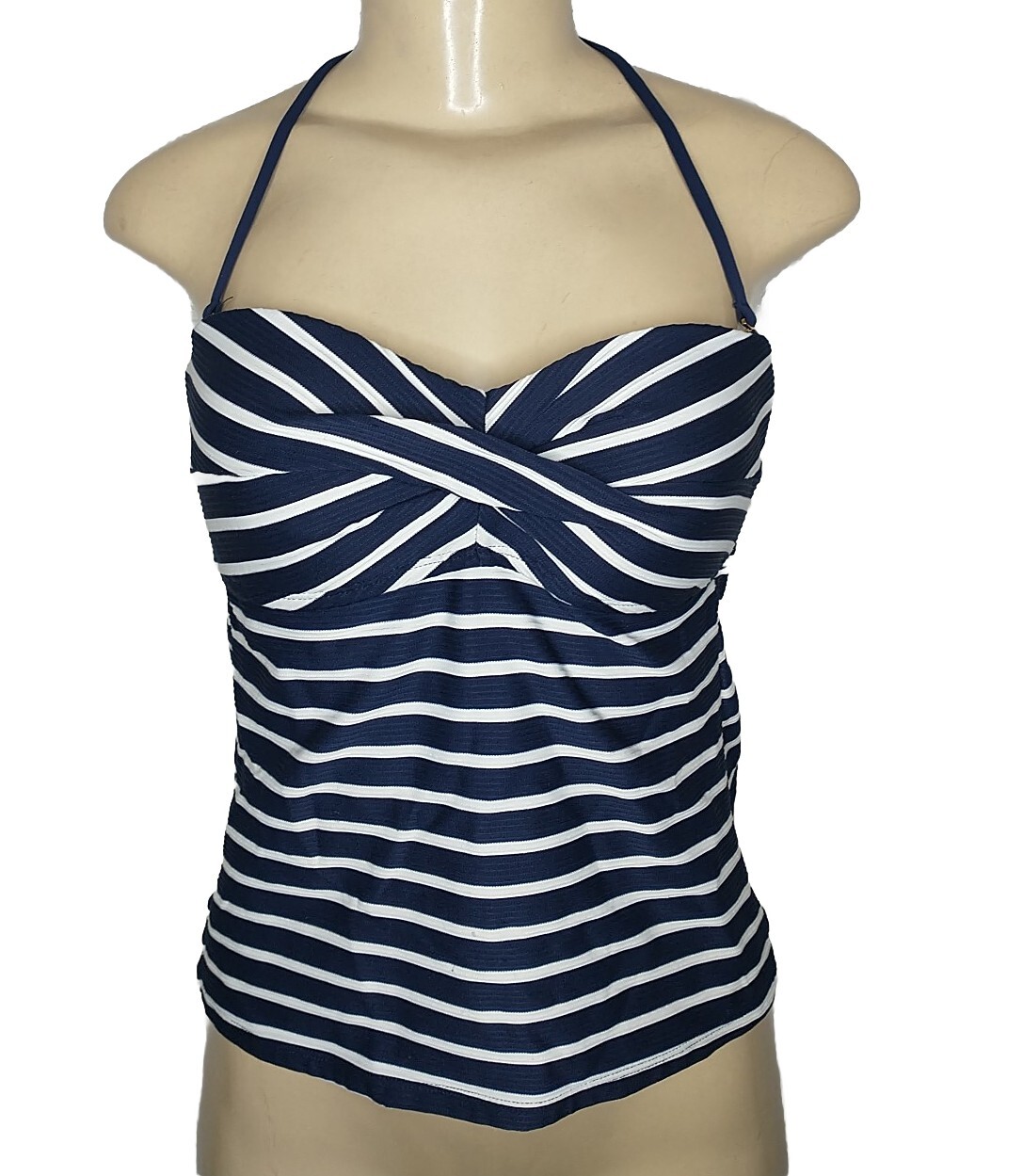 LA BLANCA Capri Twist Convertible Tankini Swim Top Indigo LB1VB85 Size ...