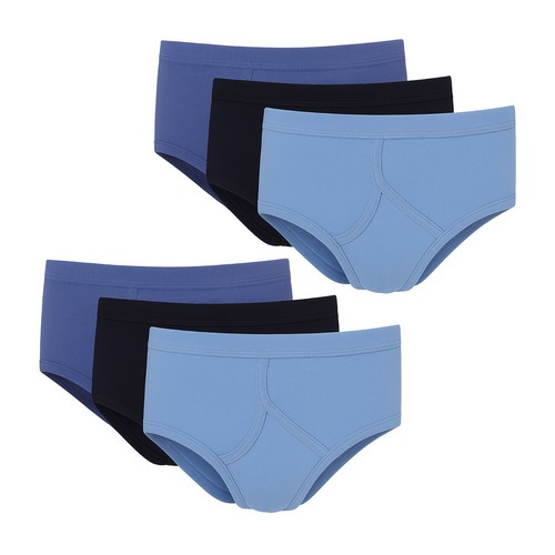 Mens Y Fronts Briefs 3&6 Pairs 100% Cotton Underwear Interlock Pants ...