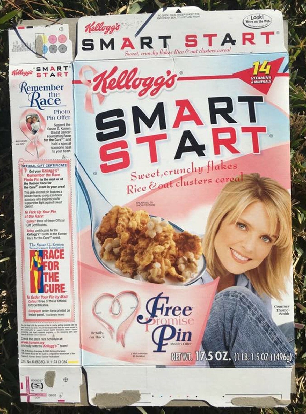 KELLOGGS 2003 ~SMART START-COUTNEY THORNE SMITH-FREE PROMISE PIN ...