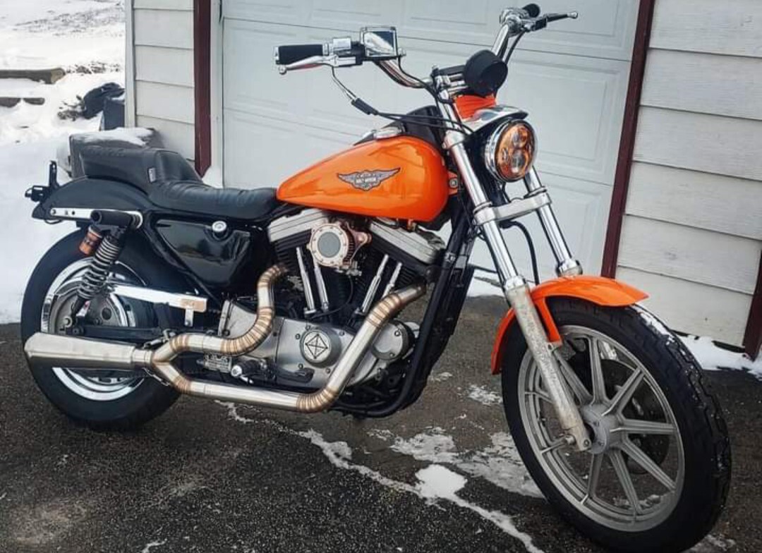 Custom Exhaust 2-1 Models Fits For Harley Davidson Sportster 883, XL ...