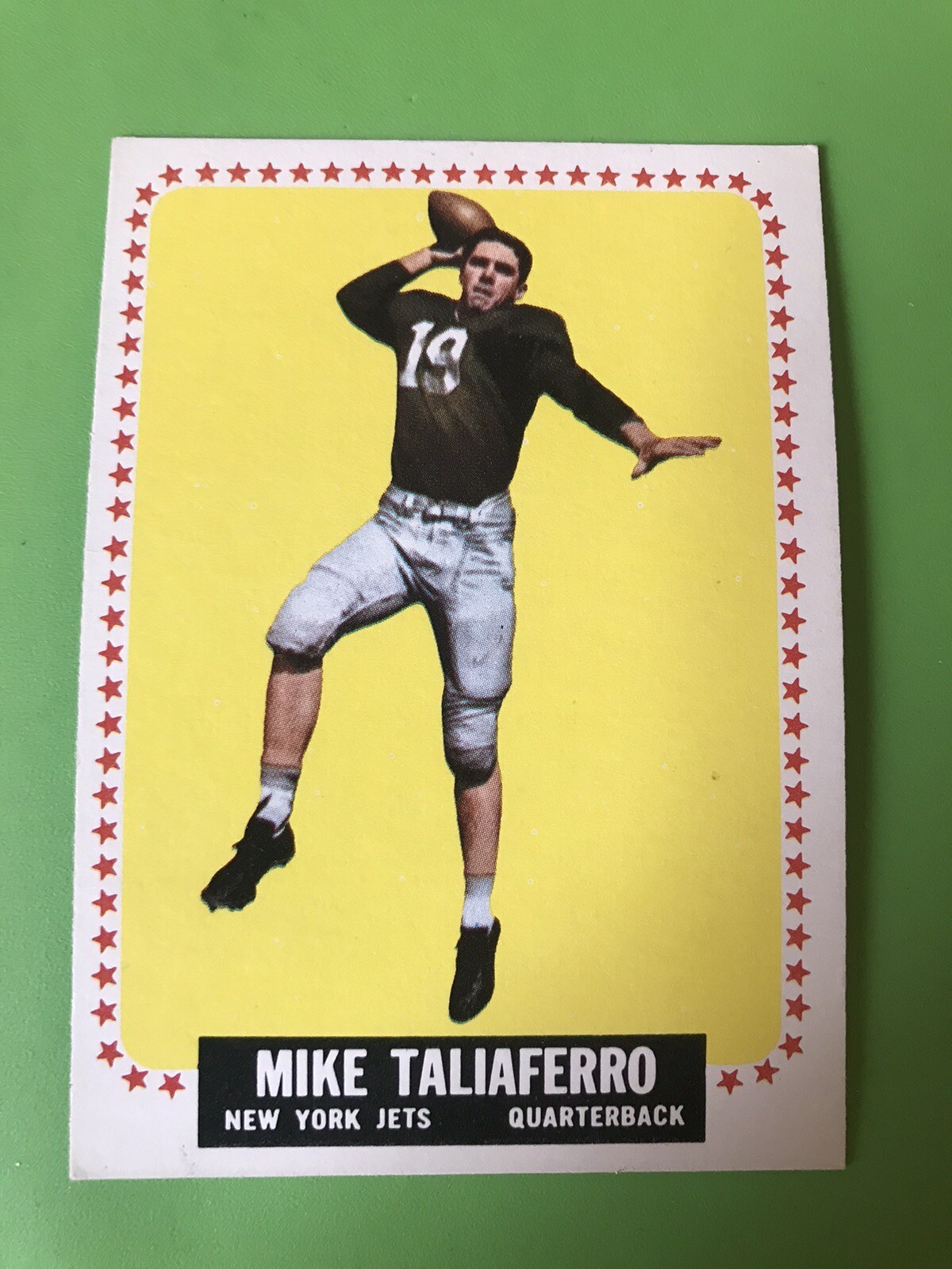 1964 Topps Football Card #126 Mike Taliaferro-New York Jets Ex+ | eBay