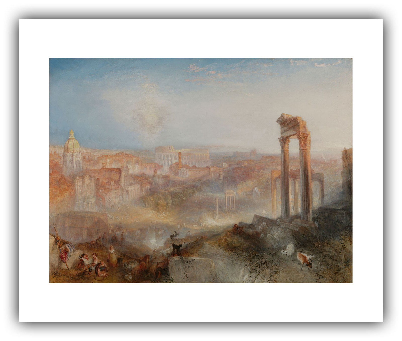 J.M.W. Turner : "Modern Rome - Campo Vaccino" (1839) — Giclee Fine Art ...