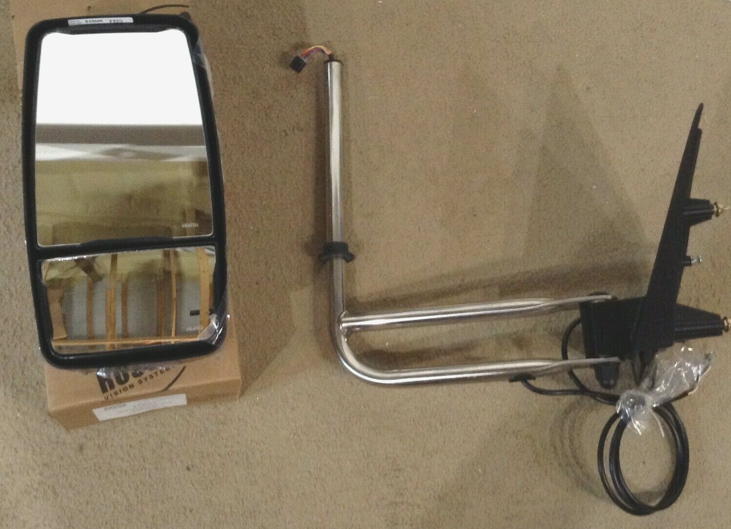 ROSCO '17 F-SERIES BUS PATCH MOUNT MIRROR STEEL ARM 815UH HEAT POWER ...