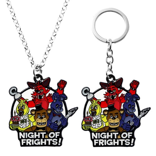 Five Nights at Freddy's FANF Cosplay Metal Pendant Keychain Keyring ...