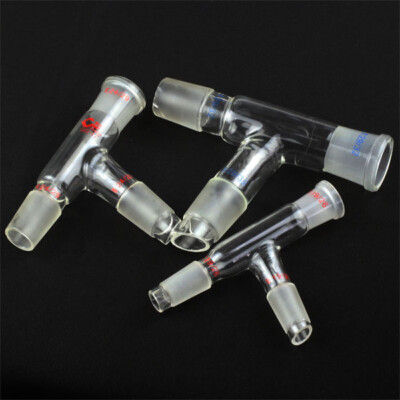 75 Bend Glassware Distillation Adapter Laboratory Chemistry Three Way ...
