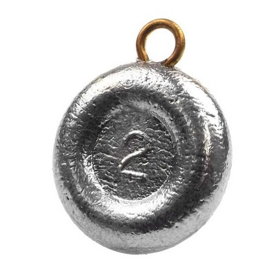 River Sinker Fishing Weight 2 oz, 3 oz, 4 oz, 5oz, 6oz, 10oz Coin ...