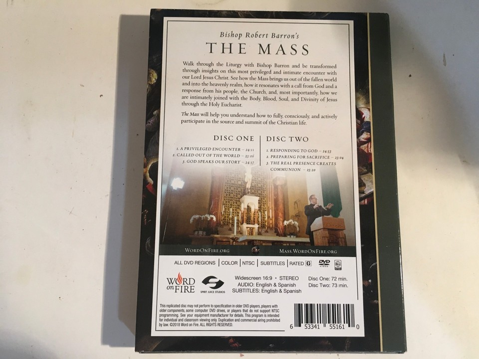 The Mass Bishop Robert Barron DVD | eBay