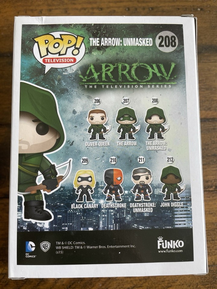 Funko Pop! Vinyl: Green Arrow 2015 SDCC #208 With Hard Stack | eBay