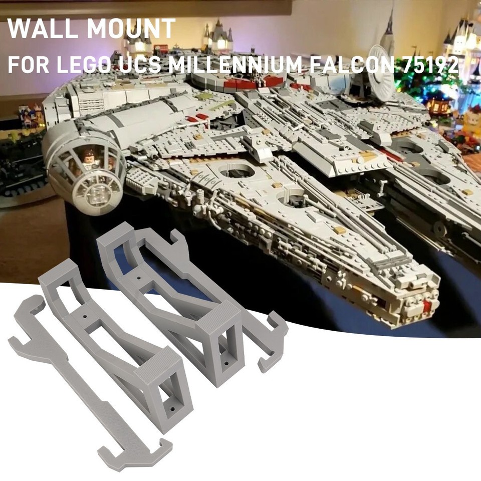 For Lego UCS Millennium Falcon 75192 - Horizontal Wall Display Mount ...