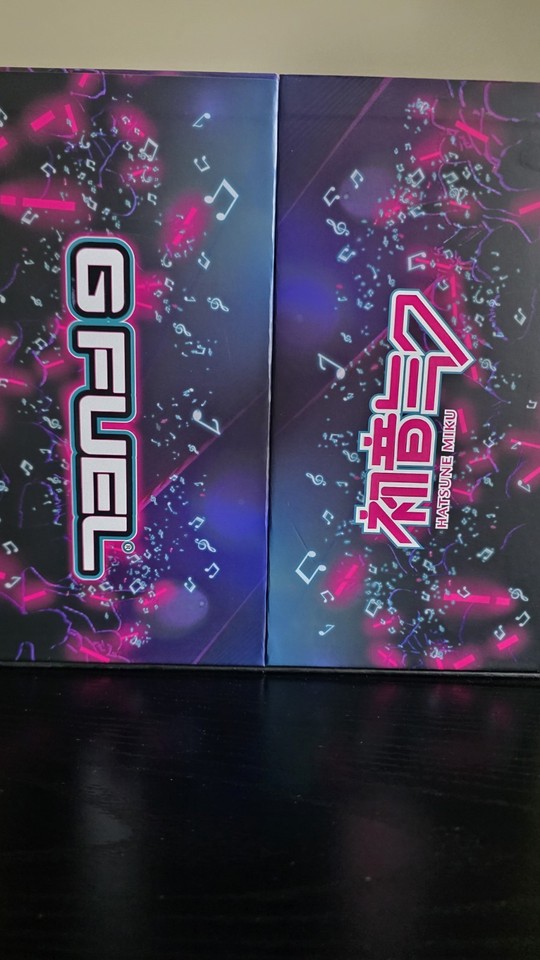 GFUEL Miku’s Sweet Melodies DIVA Collector's Box + Shaker Cup + Tub ...