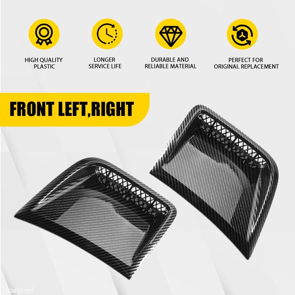2Pcs Bumper Side Vent Corner Covers for 2008-2014 Subaru Impreza WRX ...