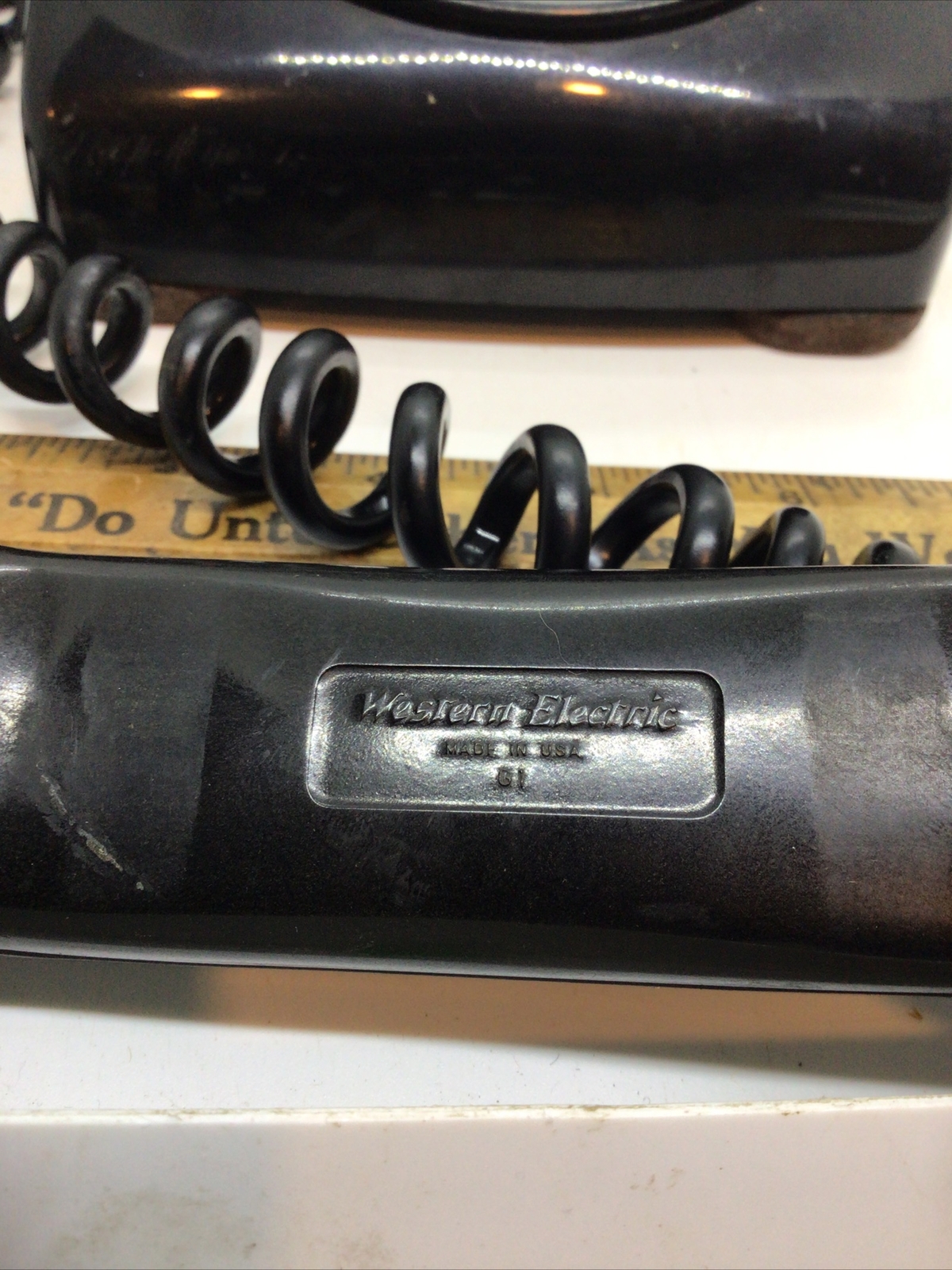 Western Electric Bell System - Vintage Black Rotary Telephone C/D 500 ...